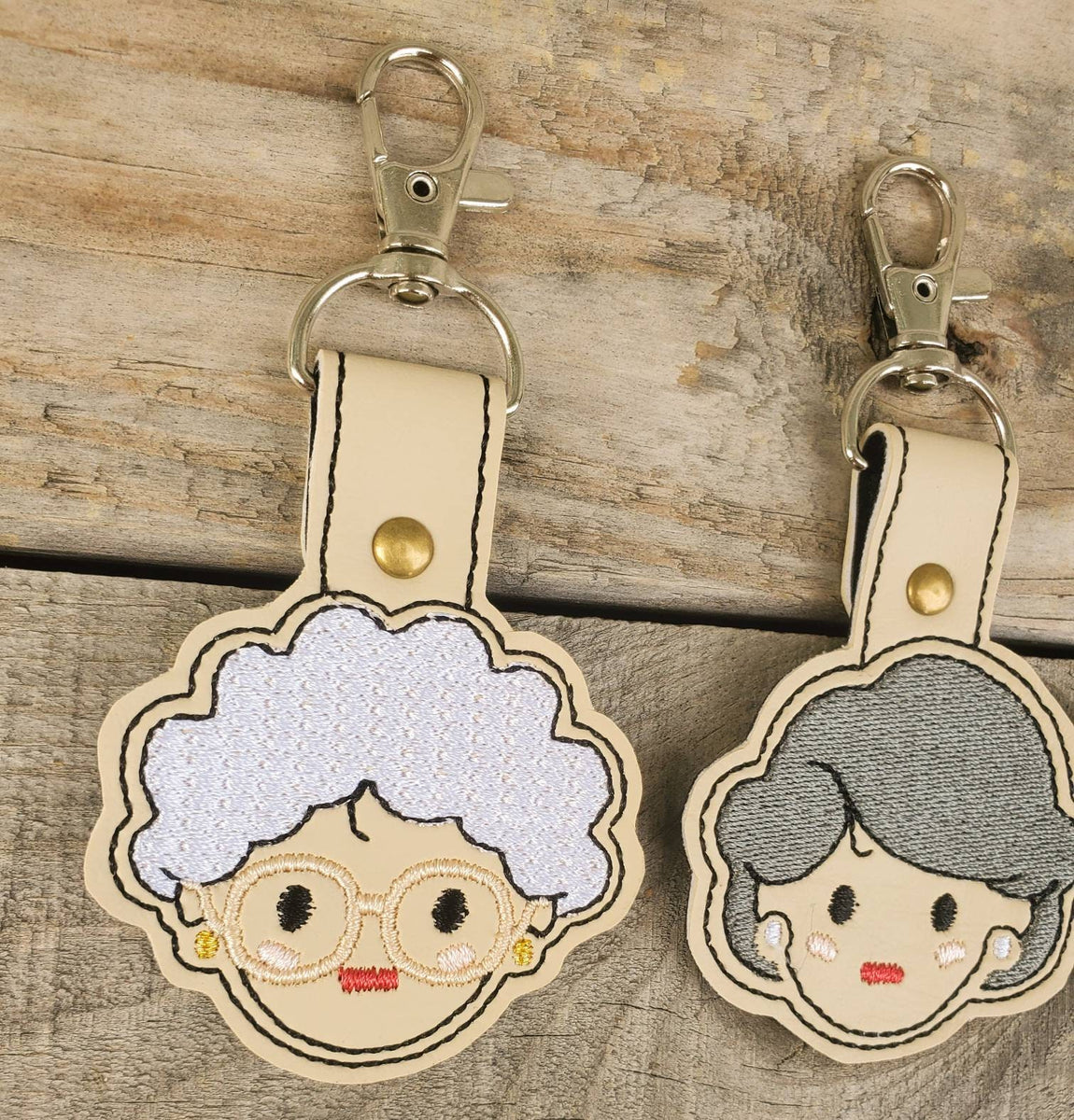Golden Girls Keychains – PickledStitches